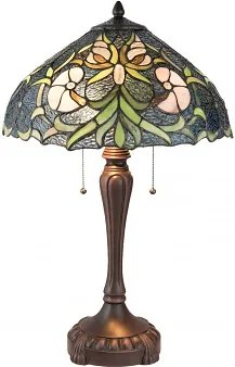 Stolní lampa Tiffany Feuille