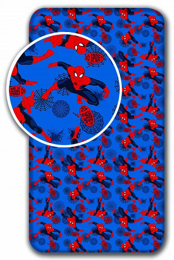 Vesna | Jerry Fabrics bavlna prostěradlo Spiderman 2017 90x200