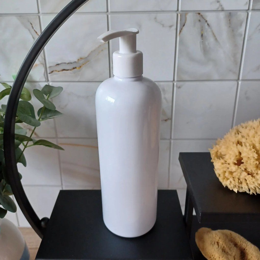 Plastová lahvička 500 ml s dávkovačem od DomaLEP.cz varianta: ČERNÝ