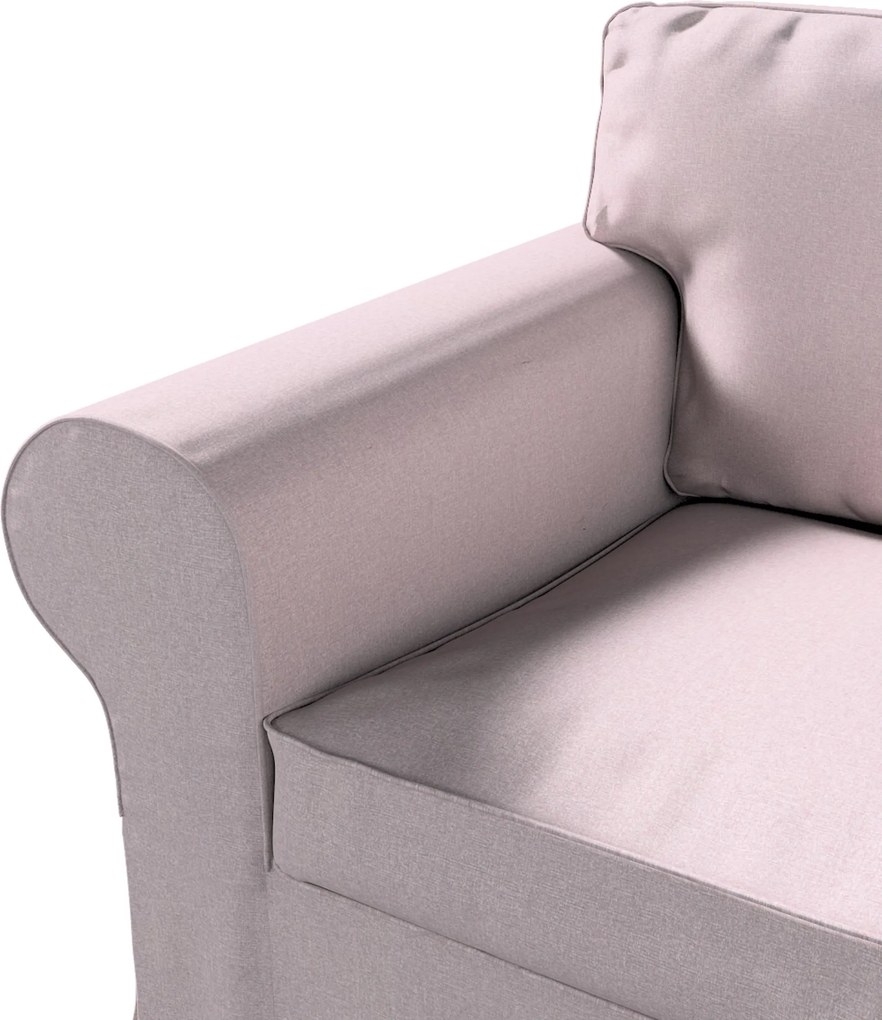 Potah na křeslo IKEA Ektorp barva růžová látka pletený vzor