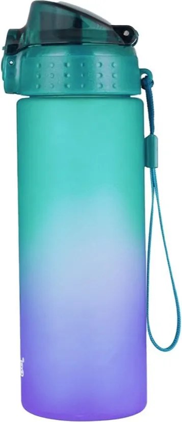 Oxybag OXY CLiCK - láhev na pití Ombre Violet - Green, 600 ml