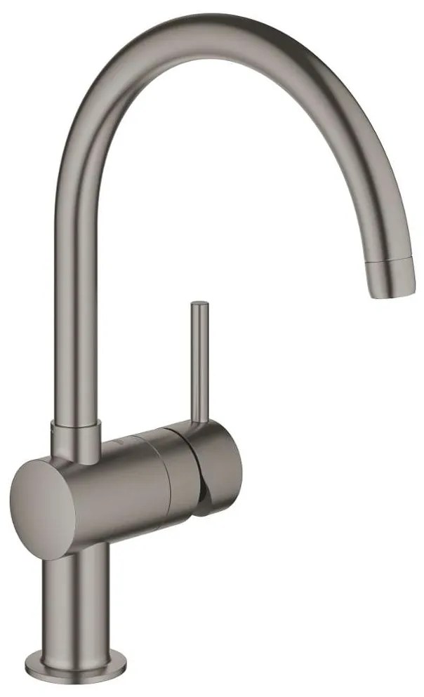 Grohe Minta - Dřezová baterie, kartáčovaný Hard Graphite 32917AL0