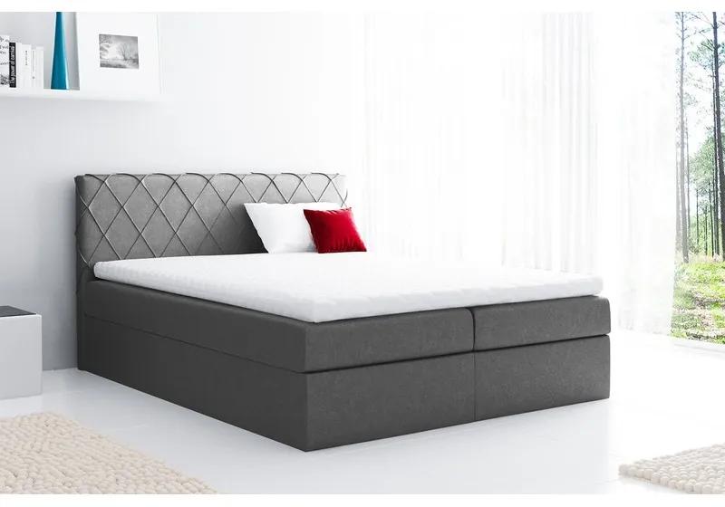Kontinentální postel Narcyn, Rozměr postele: 160 x 200 cm, Barva:: Velluto 3