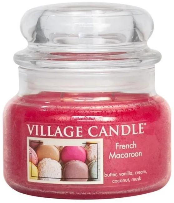 Village Candle Vonná svíčka ve skle, Francouzské Makronky - French Macaroon, 11oz Premium