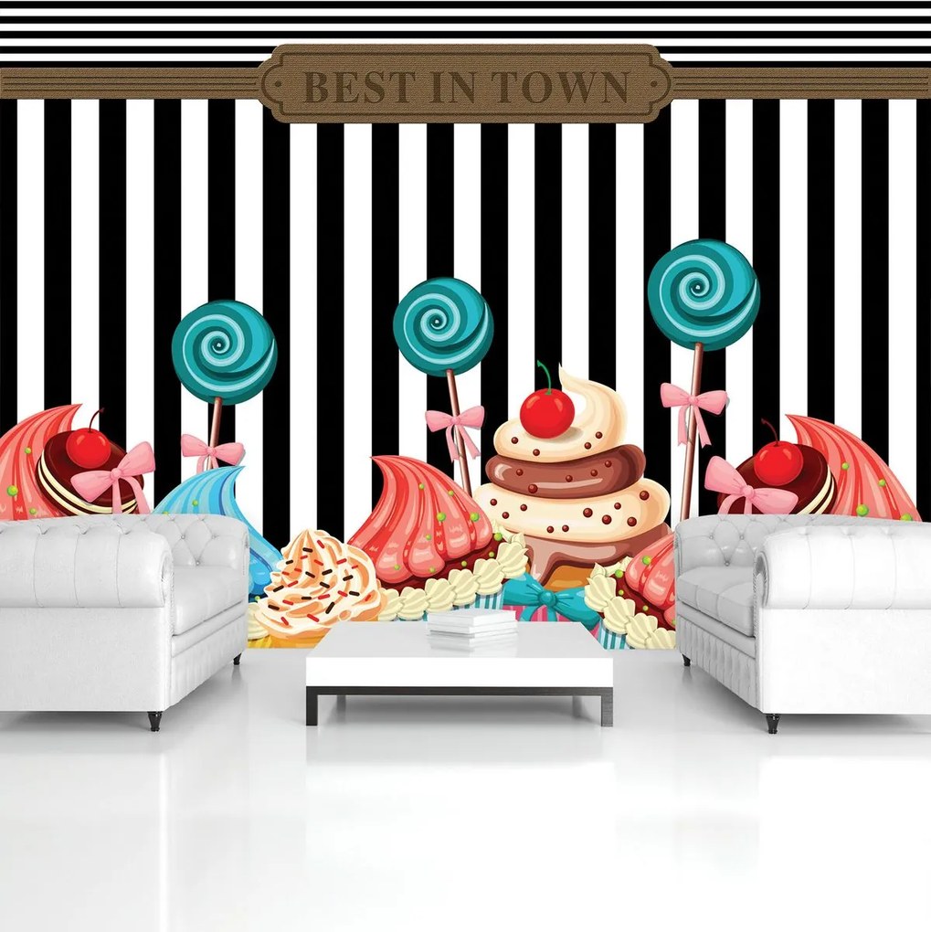 Fototapeta - Cupcake (254x184 cm)