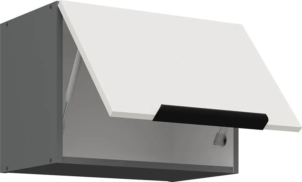 ARIA aw | horní skříňka 50 GU-36 1F výklopná | 50 cm | ANTI FINGERPRINT povrch | antracit/bílá