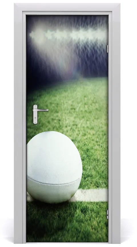 Fototapeta samolepící na dveře míč na rugby 85x205 cm