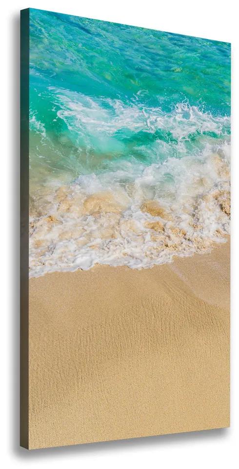 Wallmuralia Foto obraz na plátně Pláž a moře 50x100 cm