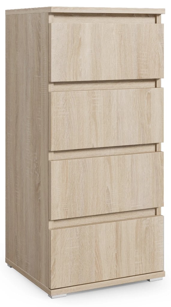 Eka Komoda se šuplíky Trinity 30 cm Barva dřeva: Bílá