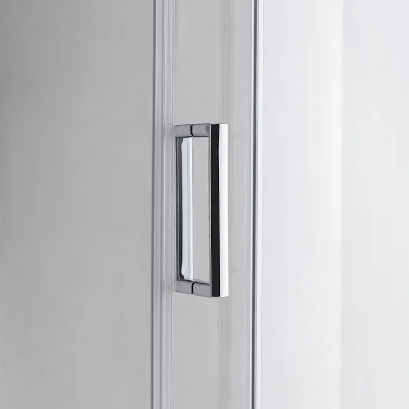 BPS-koupelny Čtvrtkruhový sprchový kout HYD-RK94B 90x90 cm chrom/transparent + vanička HYD-RSV-SXL01B černá