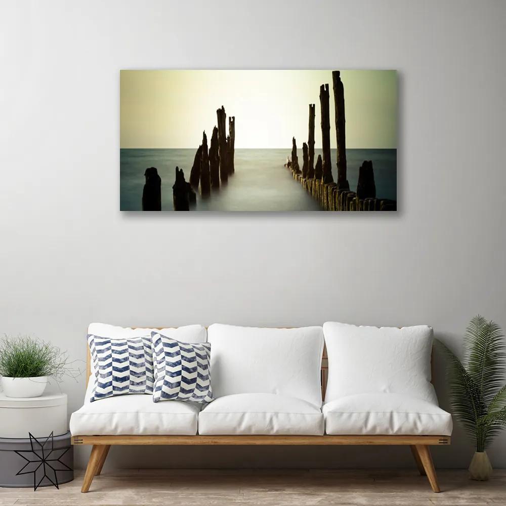 Obraz na plátně Moře Slunce Krajina 120x60 cm