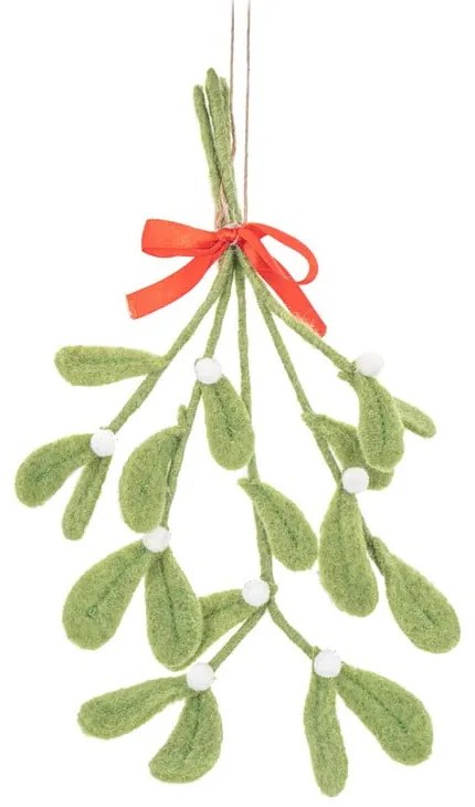 Vlněná ručně vyrobená vánoční ozdoba 25 cm Mistletoe – Sass &amp; Belle