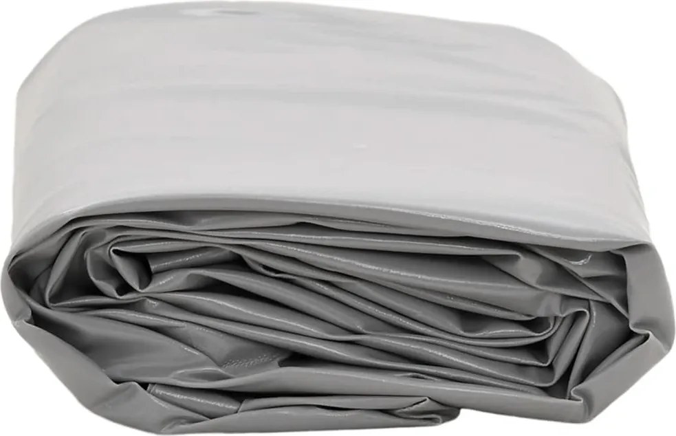 Plachta šedá 1,5 x 2 m 650 g/m² 156043