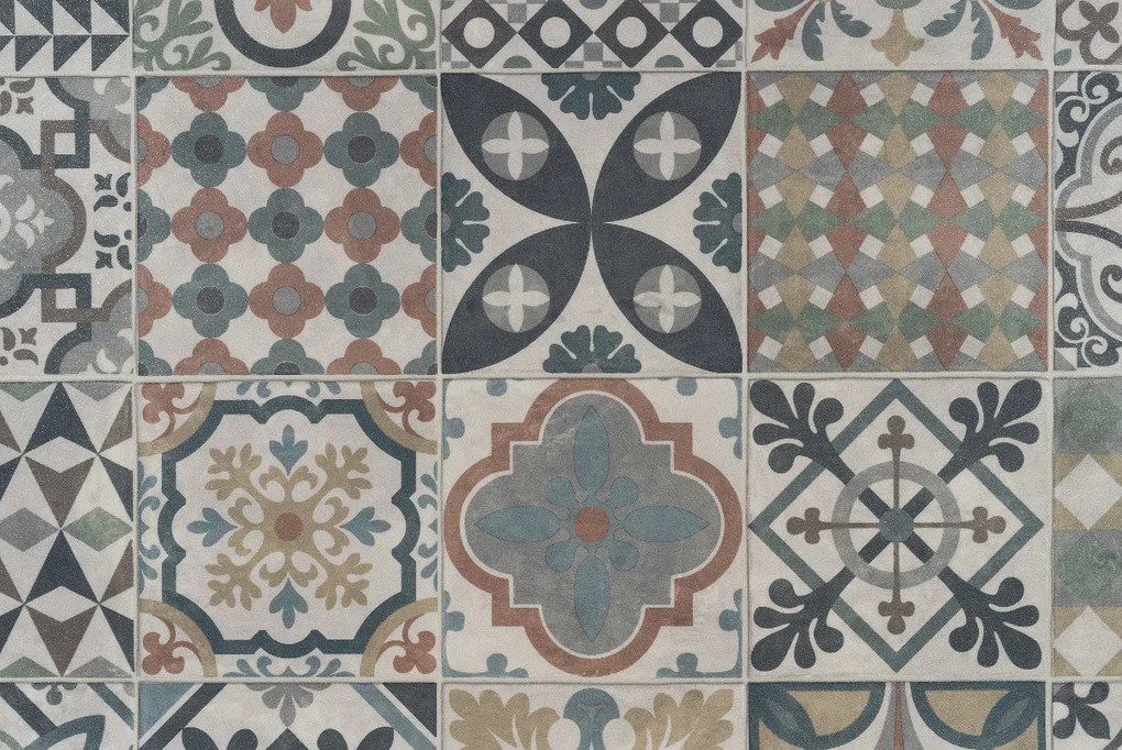 Beaulieu International Group, PVC podlaha - lino Livitex Retro 2793, na míru, šíře 3m,4m, vícebarevná, filc, chodba / předsíň