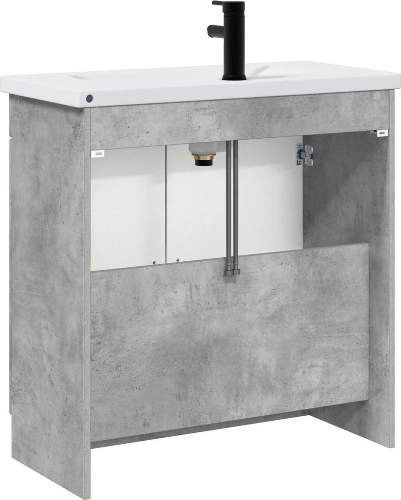 Sada koupelnového nábytku Betonově šedá 56 x 37,5 x 81 cm 3404127