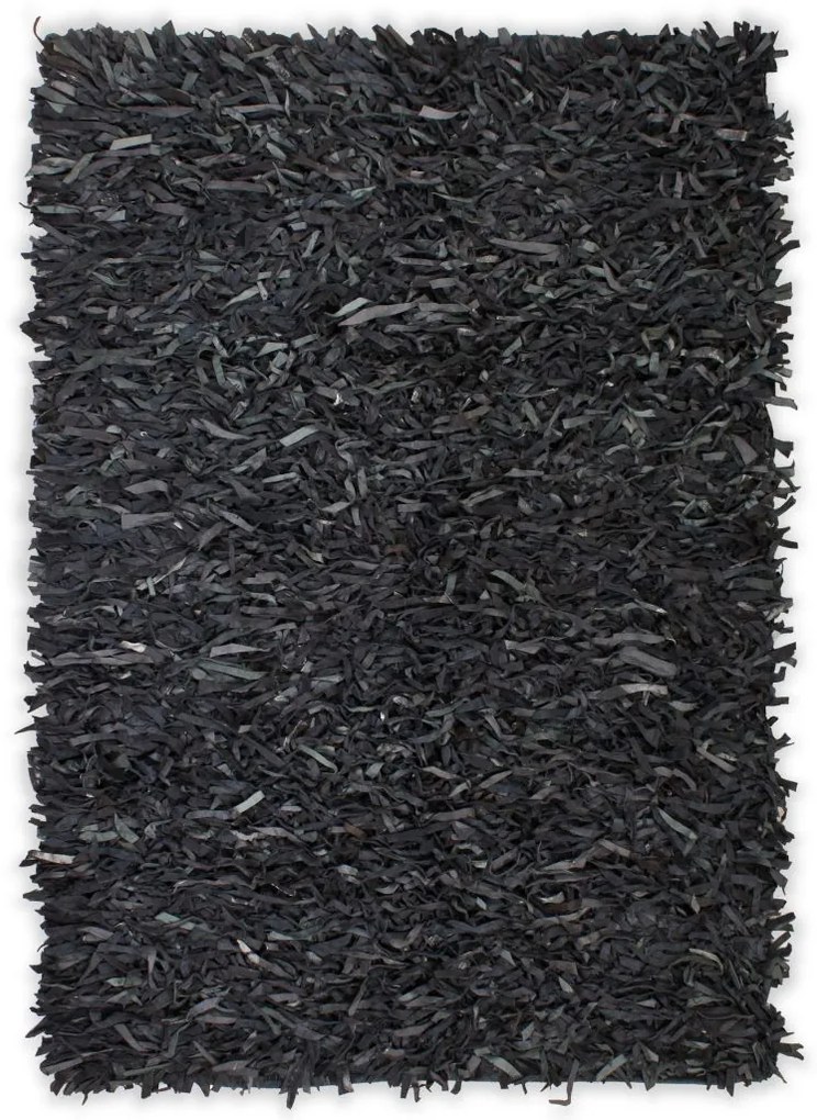 Koberec z pravé kůže - šedý | 120x170 cm