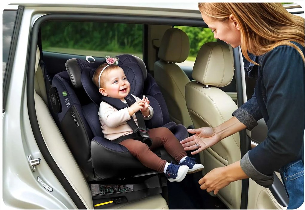 Autosedačka ISOFIX, 0-36kg, tmavě modrá | Nukido Prestige