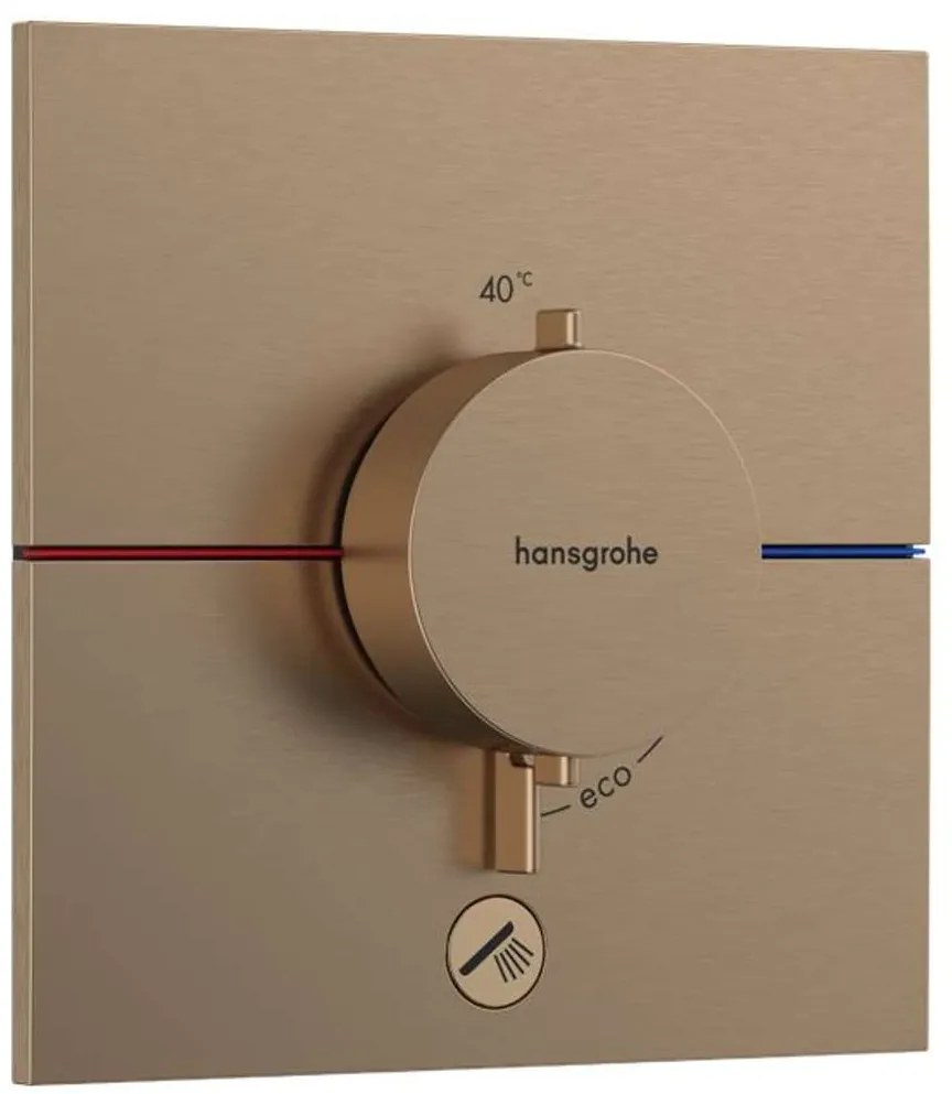 Hansgrohe ShowerSelect Comfort - Termostatická baterie pod omítku, kartáčovaný bronz 15575140