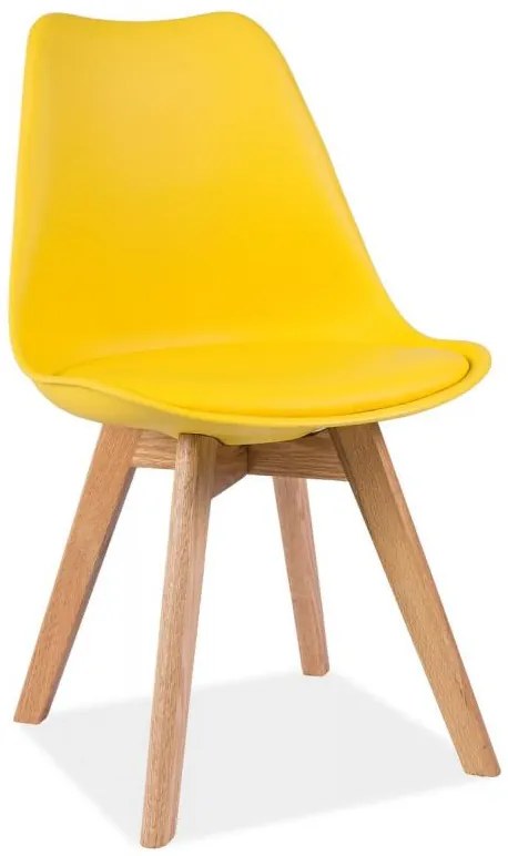 Signal Jídelní židle KRIS žlutá