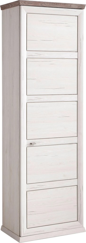 XXXLutz SKŘÍŇ NA ODĚV, šedá, bílá, 64,2/196,5/38,5 cm Hom`in - Skříně na oblečení - 000003000124