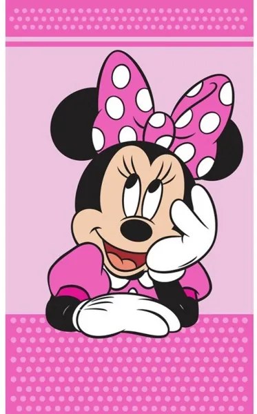 Carbotex Dětský ručník Minnie Hvězdná přání 30x50 cm