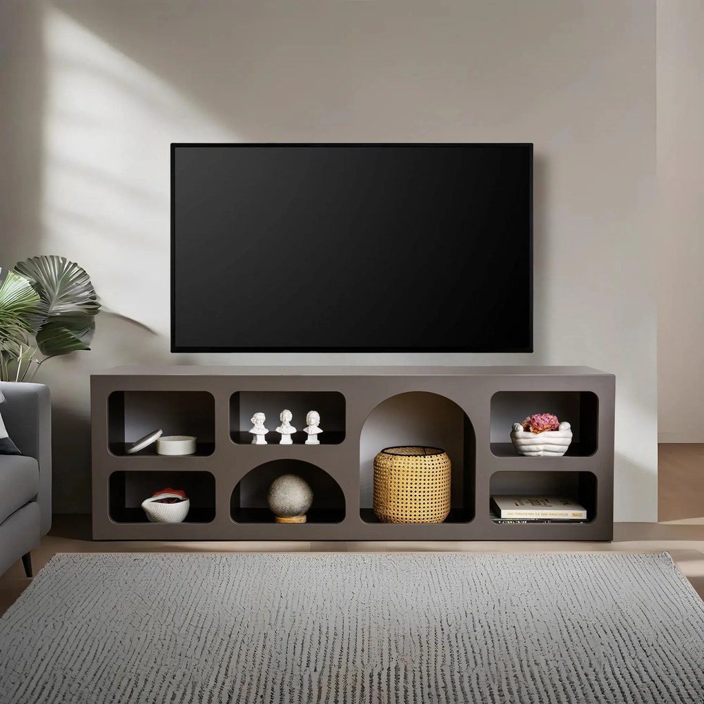 Kalune design Konzolový stolek LORIN antracitový