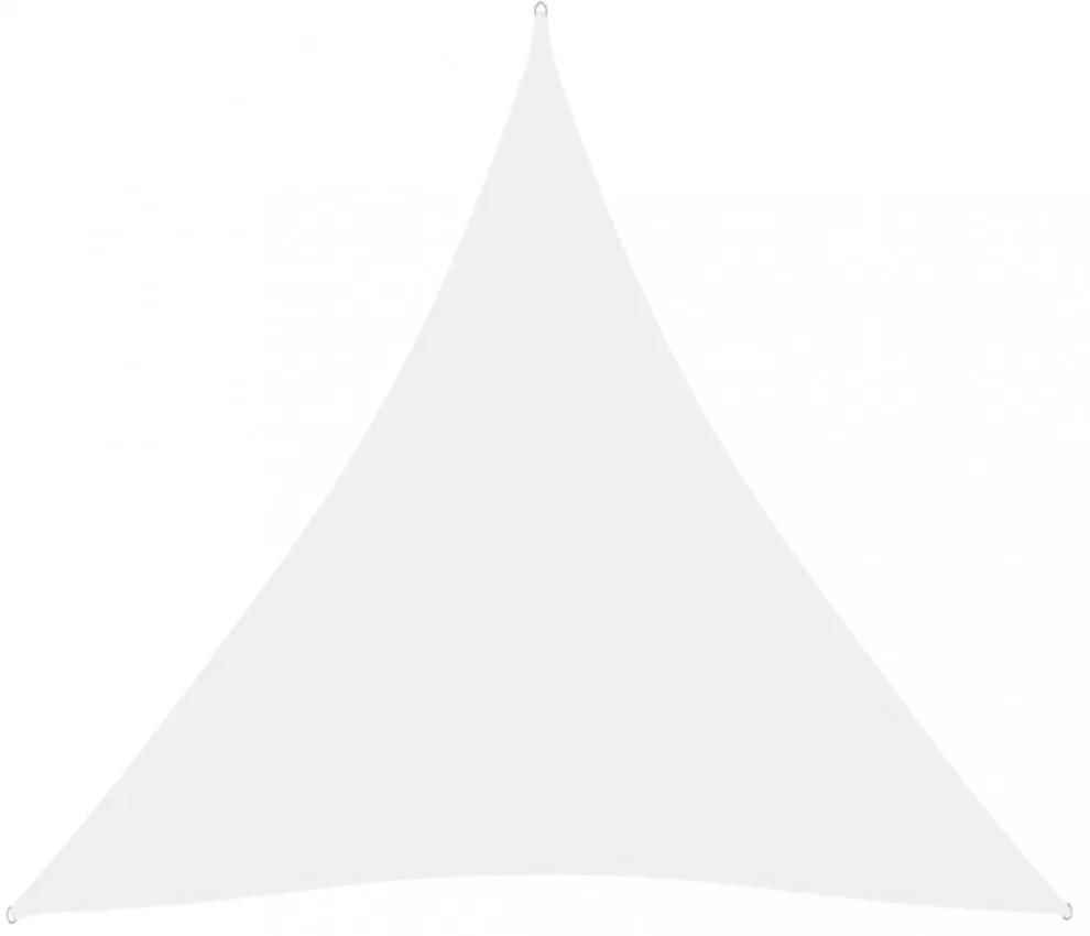 Plachta proti slunci oxfordská látka trojúhelník 3,6 x 3,6 x 3,6 m Dekorhome Hnědá