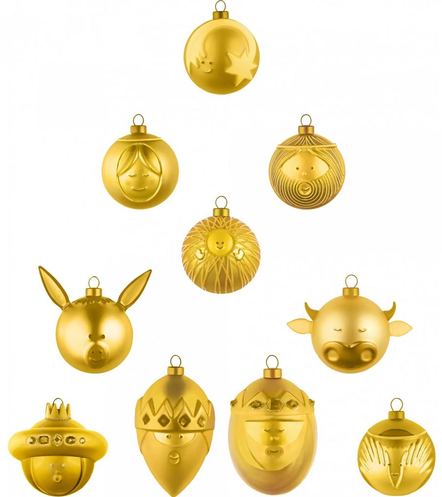 Alessi designové vánoční ozdoby Palle Presepe (10 kusů)