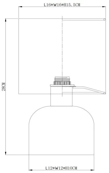 Lucide 10516/01/44 - Stolní lampa WOOLLY 1xE14/40W/230V oranžová