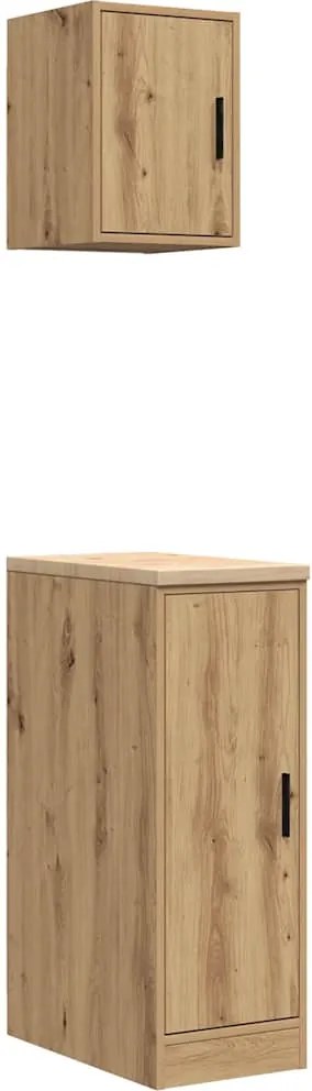 Garážové skříně 2 ks dub artisan kompozitní dřevo 3328295