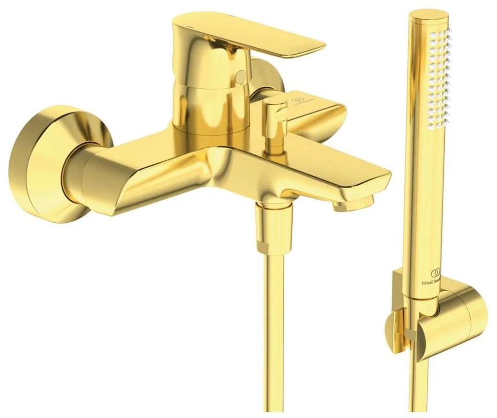 Ideal Standard Connect Air - Vanová baterie s příslušenstvím, Brushed Gold A7056A2