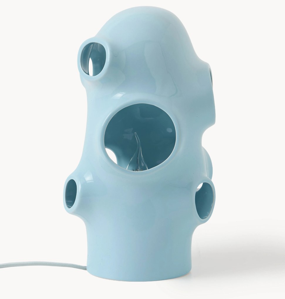 Malá stolní lampa Bulle, ručně vyrobená