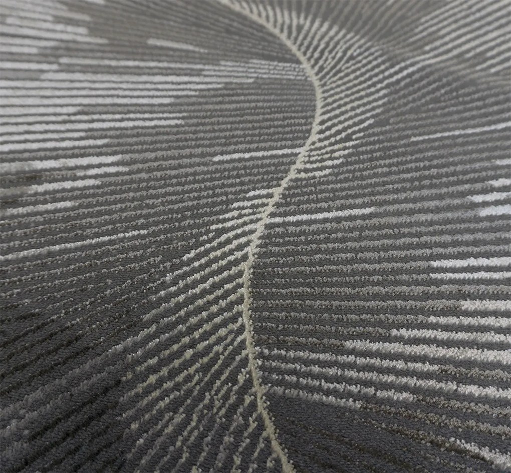 BE Koberec Esprit 3607 GREY - šedý obdélníkový Rozměr: 60x100 cm
