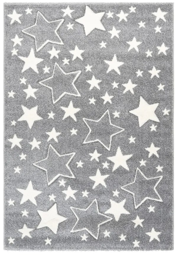 Kayoom Dětský koberec Australia - Tamworth stříbrná Rozměr: 120 x 170 cm