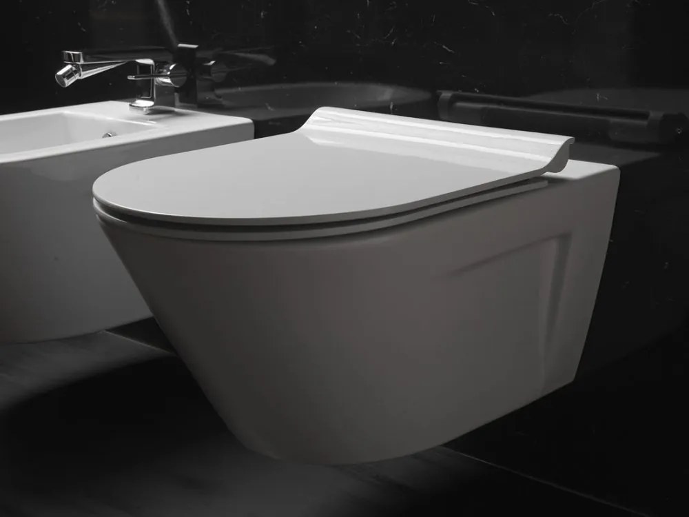 GSI NORM závěsná WC mísa, Swirlflush, 36x55cm, bílá ExtraGlaze 861511
