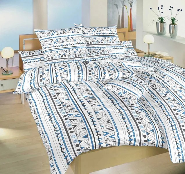 Dadka Povlak na polštář bavlna Indián denim  50x70 cm