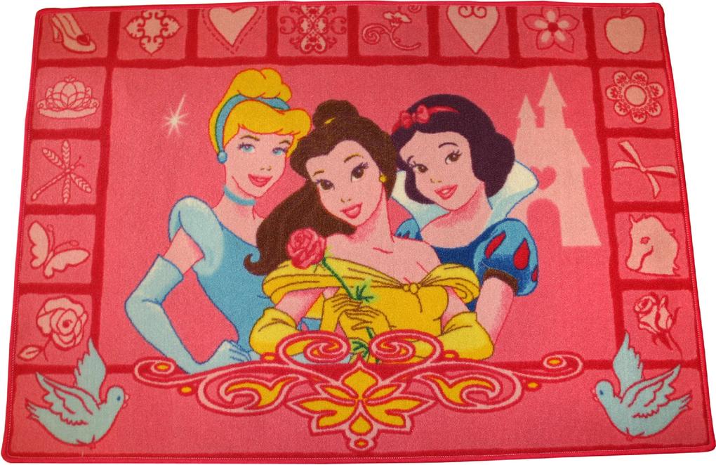 Be-Aw Dětský kusový koberec Princezny 16 vícebarevný Rozměry: 95x133cm