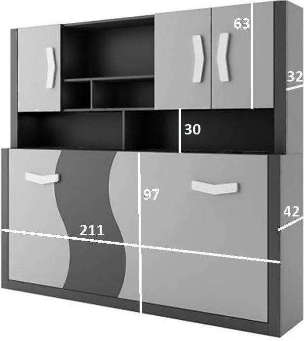 BUMERANG BR-14 sklápěcí postel