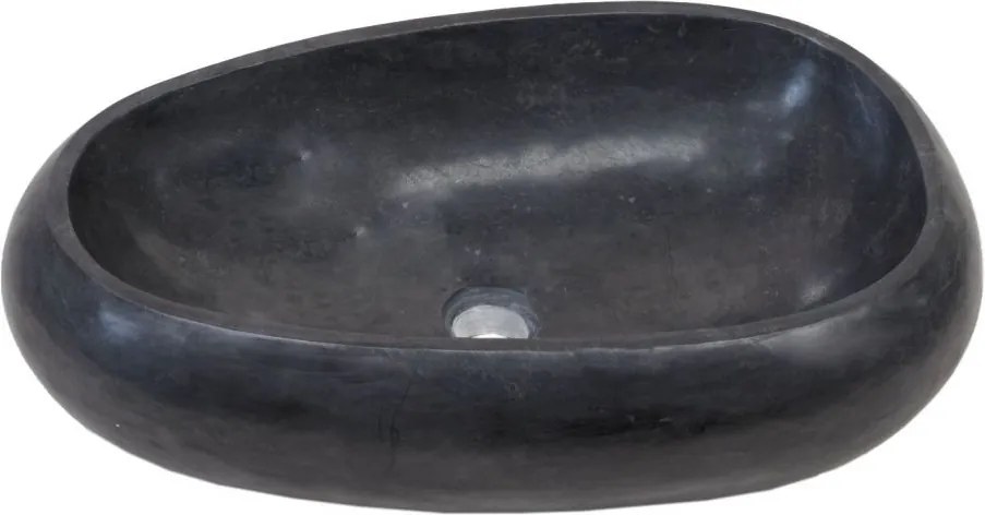 Indera Eggs Black 57065 Umyvadlo z přírodního kamene