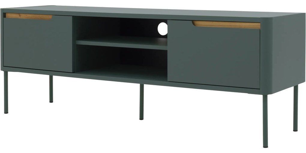 TENZO Dřevěný TV stolek SWITCH zelený 9007722080