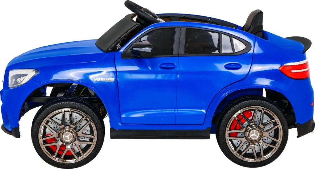 Ramiz Elektrické autíčko Mercedes Benz GLC63S SUV pro děti modré + dálkové ovládání