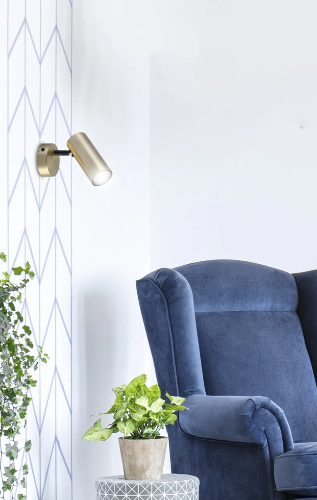 Mosazné stropnínástěnné svítidlo Colly pro žárovku GU10  - Candellux