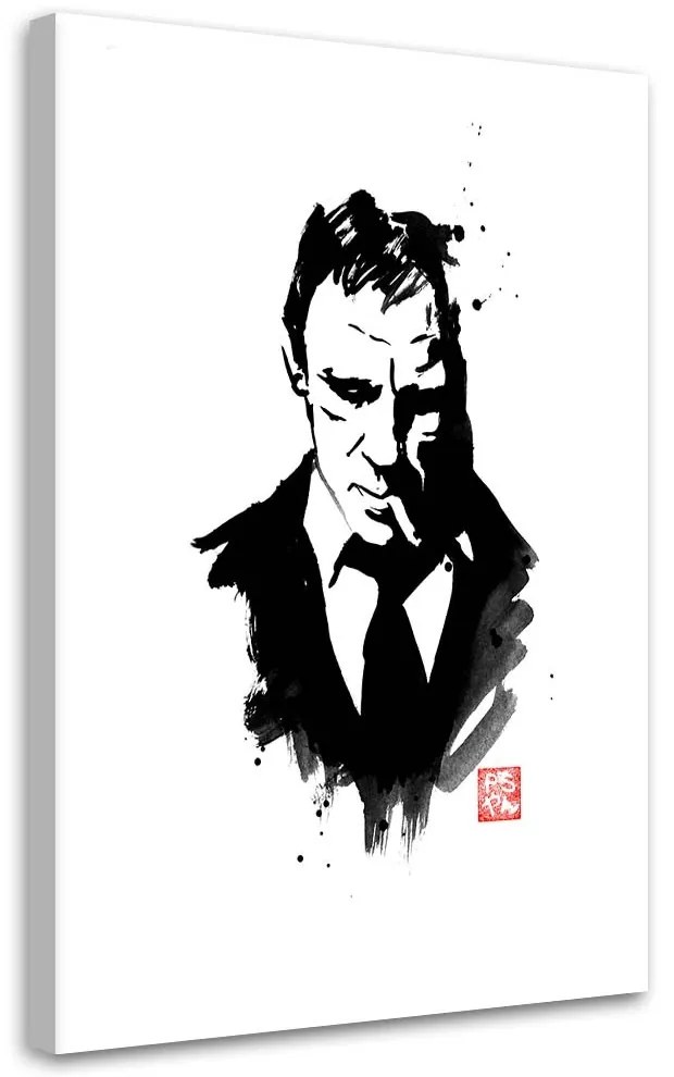 Gario Obraz na plátně James Bond Daniel Craig - Péchane Rozměry: 40 x 60 cm