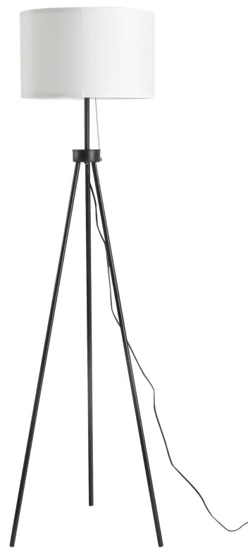Stojací lampa trojnožka, černá-bílá, 152 cm B31-187V90