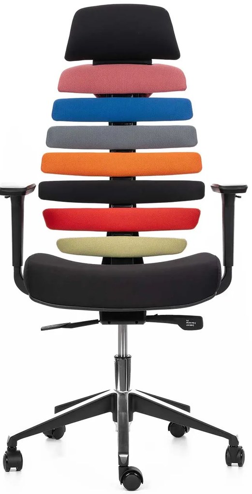 MERCURY Ergonomická kancelářská židle LOMAX - barevná látka / nosnost 150 kg