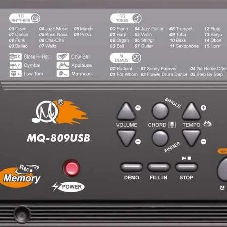 Ramiz Elektronické klávesy MQ-809USB