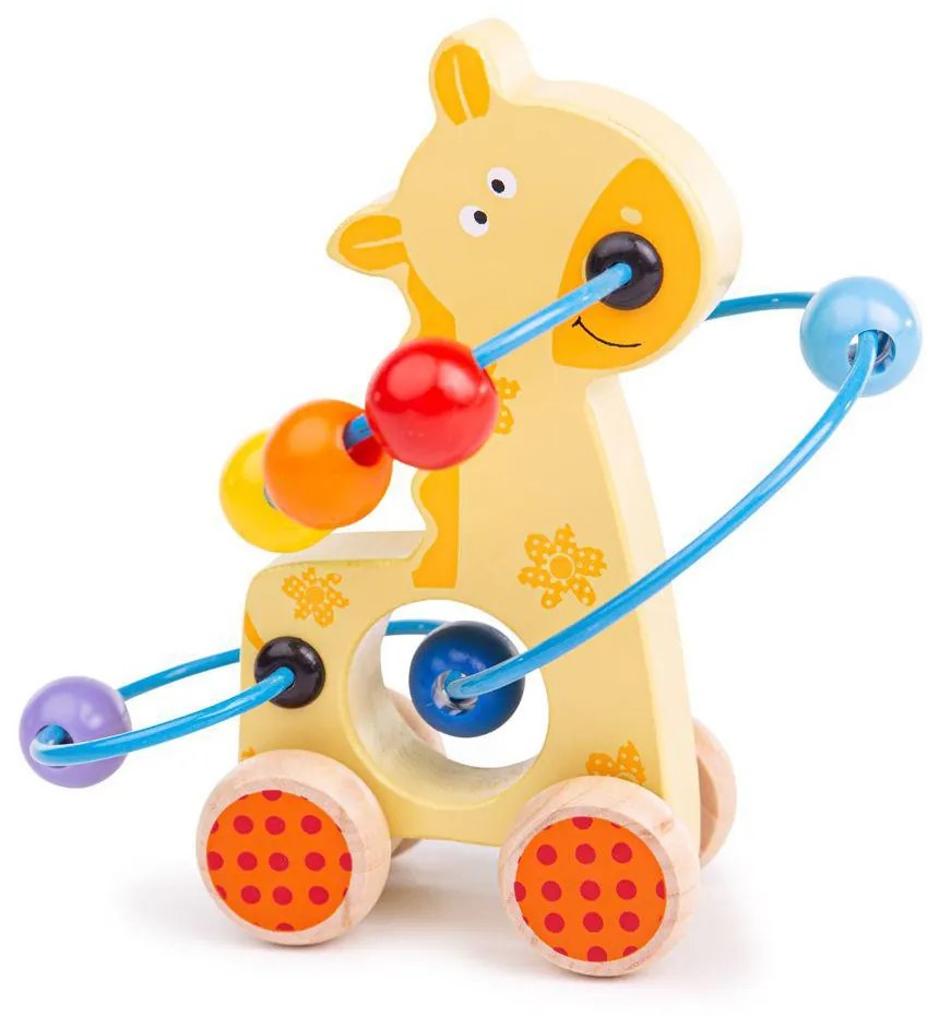 Bigjigs Toys Bigjigs Baby Labyrint na kolečkách žirafa