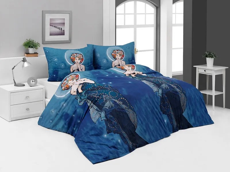 Matějovský povlečení Moon Bavlna deluxe Rozměr: 140 x 220 cm, 70 x 90 cm