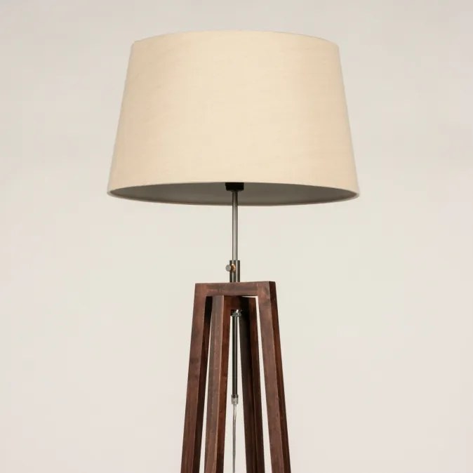 Stojací designová lampa Paola Taupe and Dark Brown