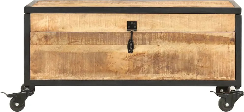 Konferenční stolek 70 x 50 x 33 cm masivní mangovníkové dřevo 286378